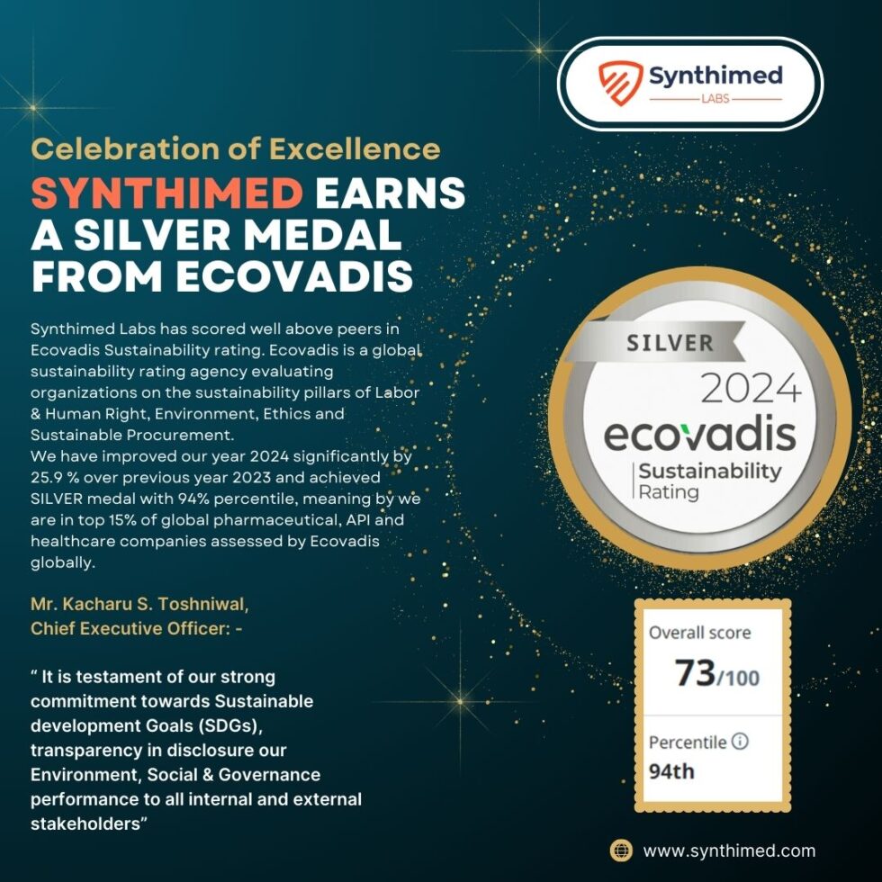 Synthimed earns a Silver Medal from EcoVadis - Synthimed Pharma